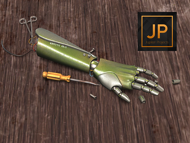 Second Life Marketplace - .random.Matter. - Cyber Doc - Robotic Arm [Green]